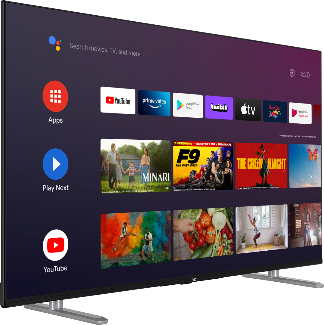 Телевизор 43" JVC LT-43VAQ3200 4K UHD QLED AndroidTV — купить в ...