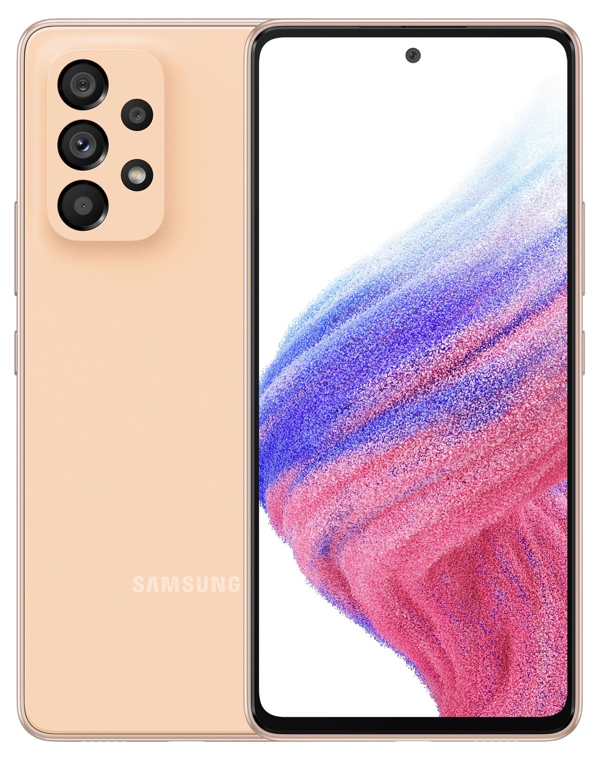 Смартфон SAMSUNG GALAXY A53 6/128Gb A536 Peach EU — купить в ...