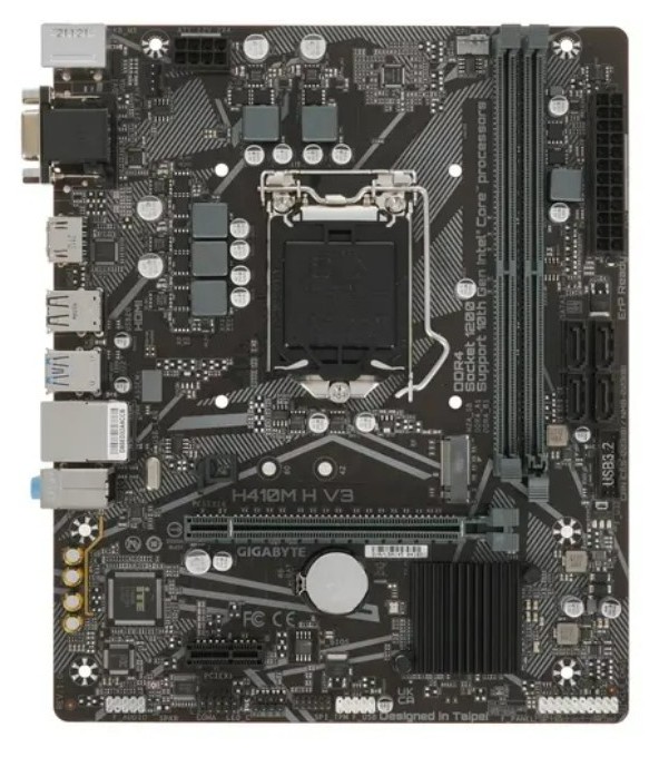 Материнская плата Gigabyte Motherboard H410M H V3 s1200 — купить в ...